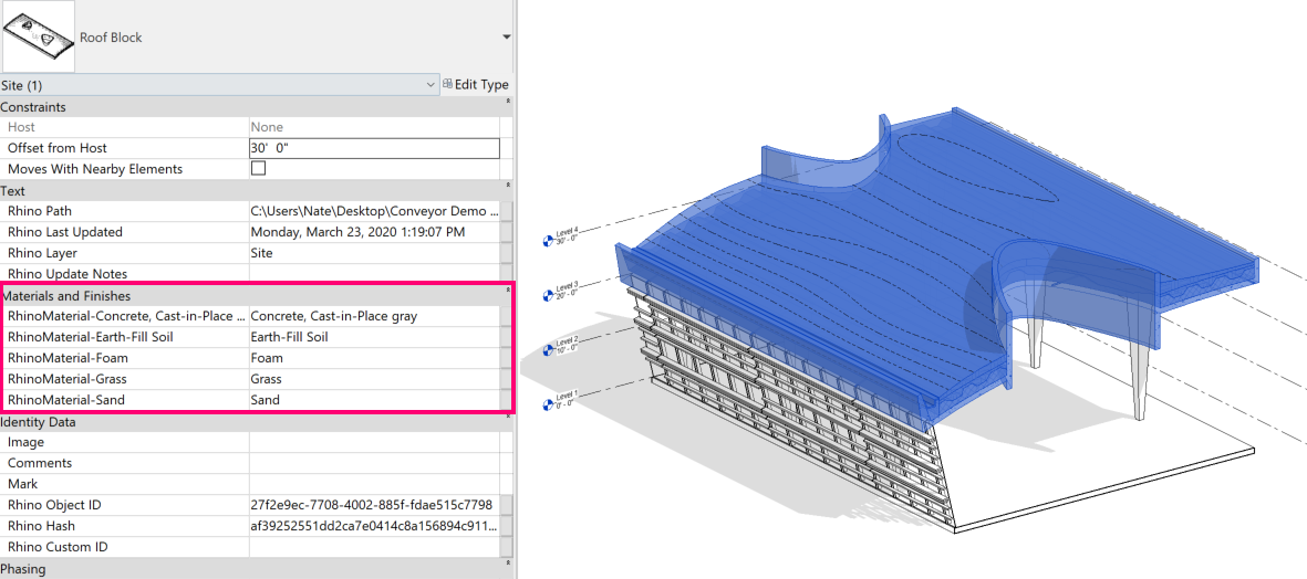Manage Imported Materials | Proving Ground Apps