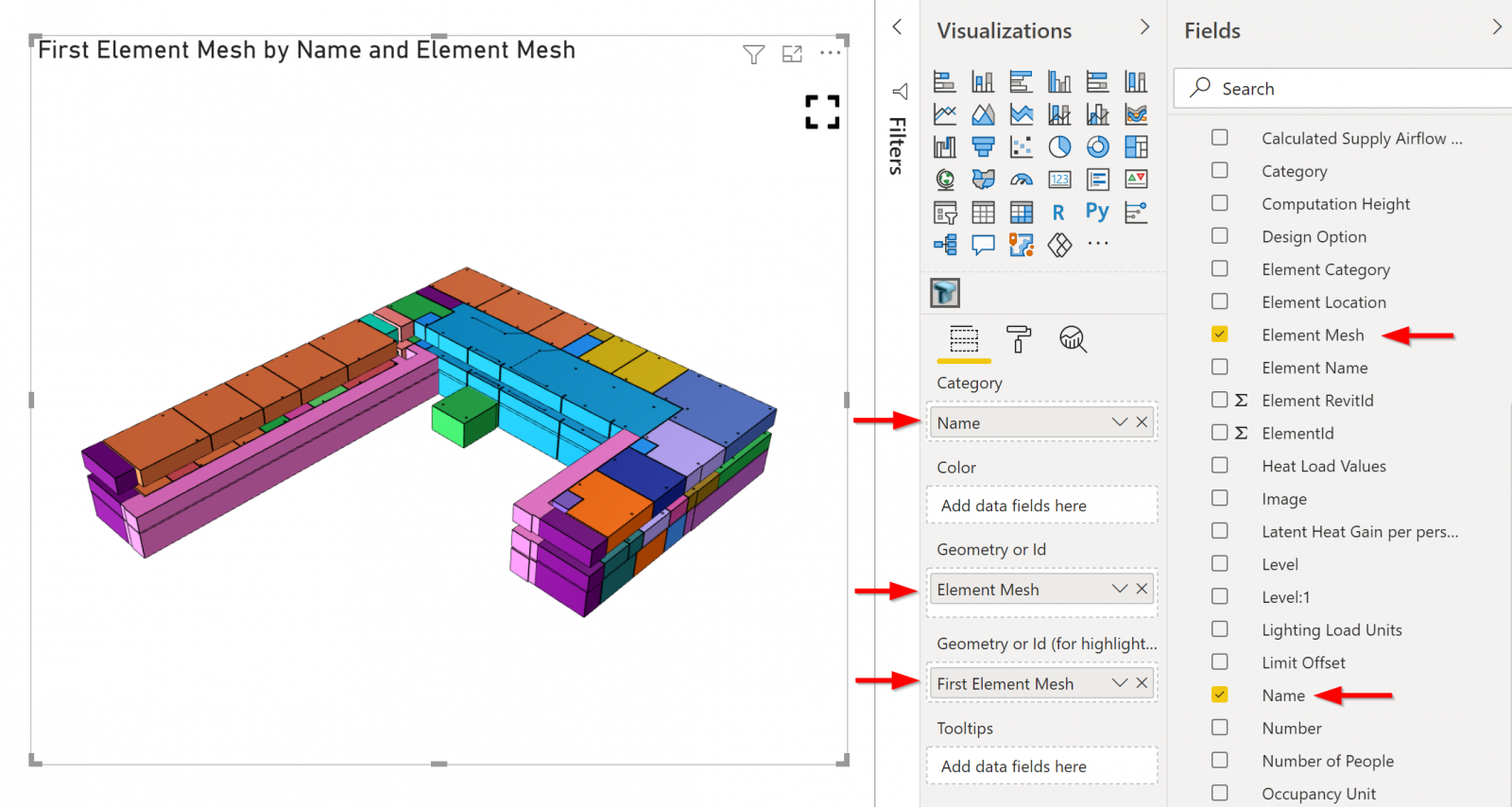 HOW TO: Visualize 3D Revit Rooms in Power BI | Proving Ground Apps