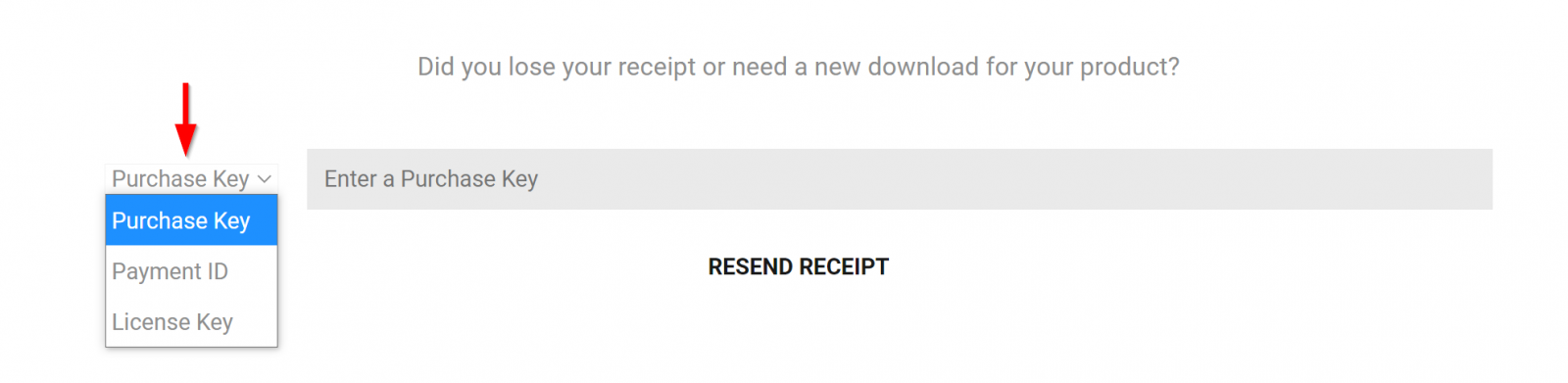 Resending a Receipt | Proving Ground Apps