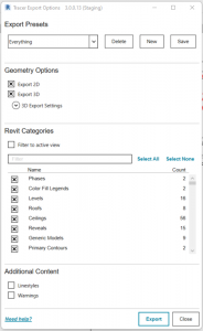 HOW TO: Export Revit Model Data to SQLite | Proving Ground Apps