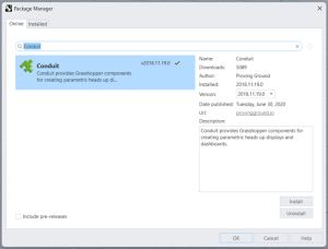 Installing Conduit with Rhino 8 | Proving Ground Apps